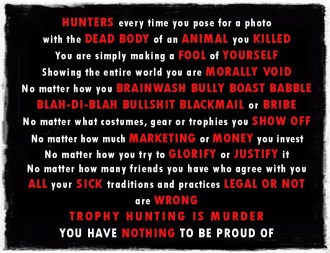 Barbaric Practices of Recreational Hunting | END Trophy Hunting NOW